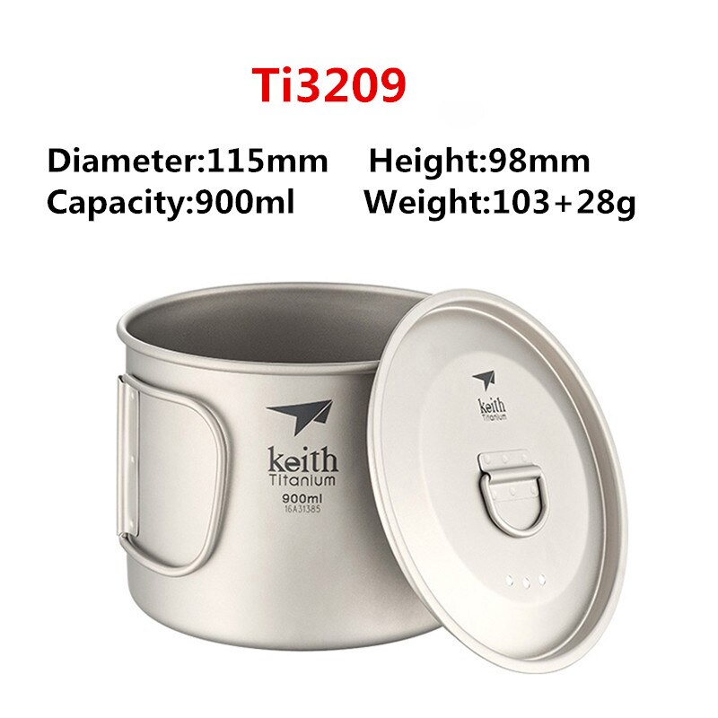 Keith titanium kopp titan vann krus sammenleggbart... – Grandado