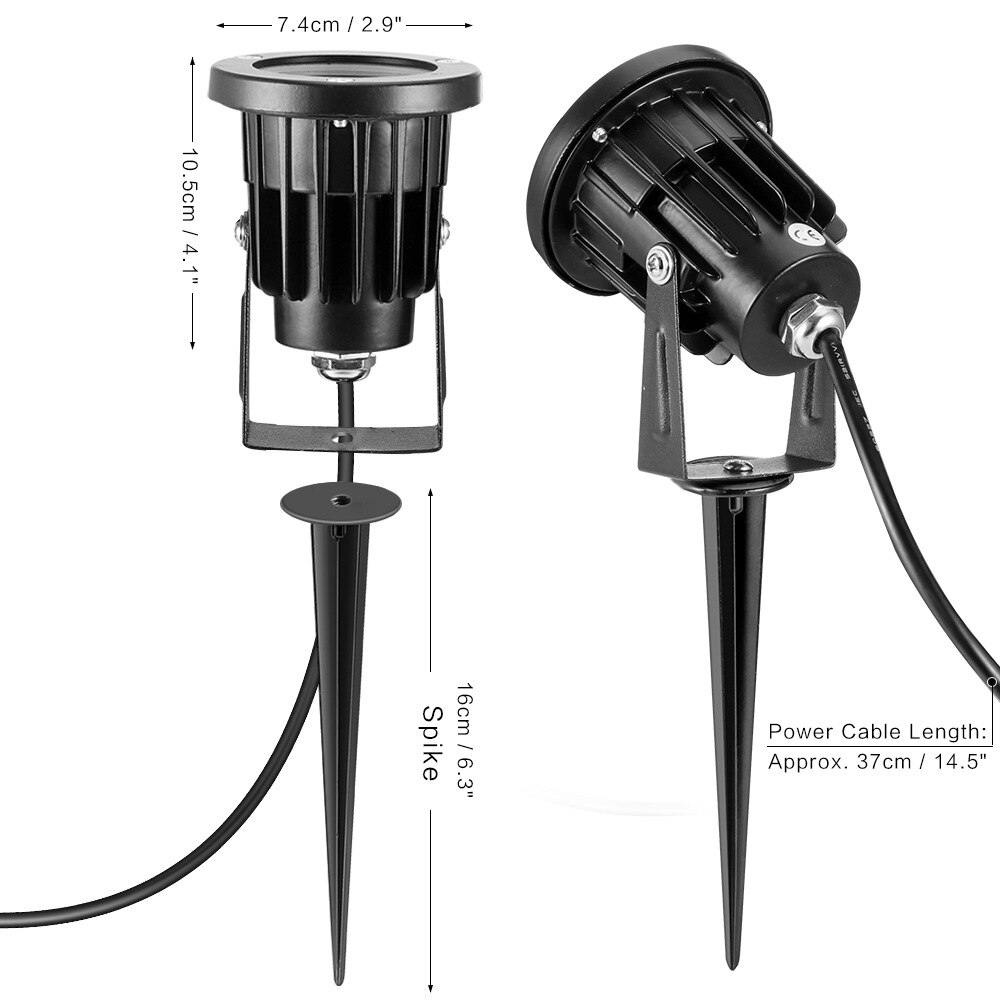 8W Mini AC 85-265V IP65 Waterproof RGB LED Lawn Sp... – Grandado