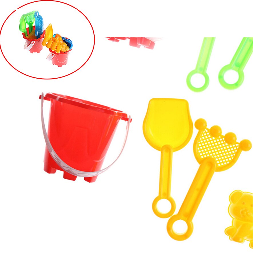 1Set Kids Beach Toys Castle Bucket Spade Shovel Ra... – Vicedeal