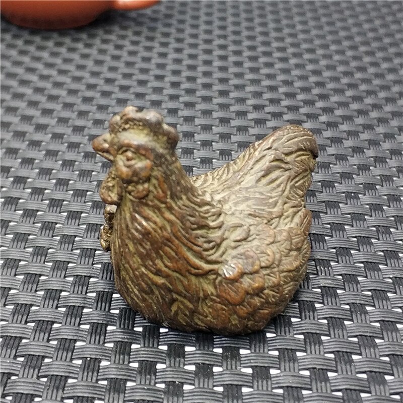 Chinese Bronze Dier Standbeeld Twaalf Zodiac Haan ... – Vicedeal