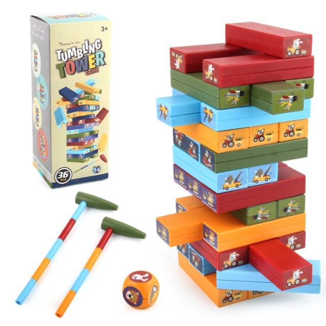 Colorful Stacking Block Acrobatic Troupe Stacked C... – Grandado