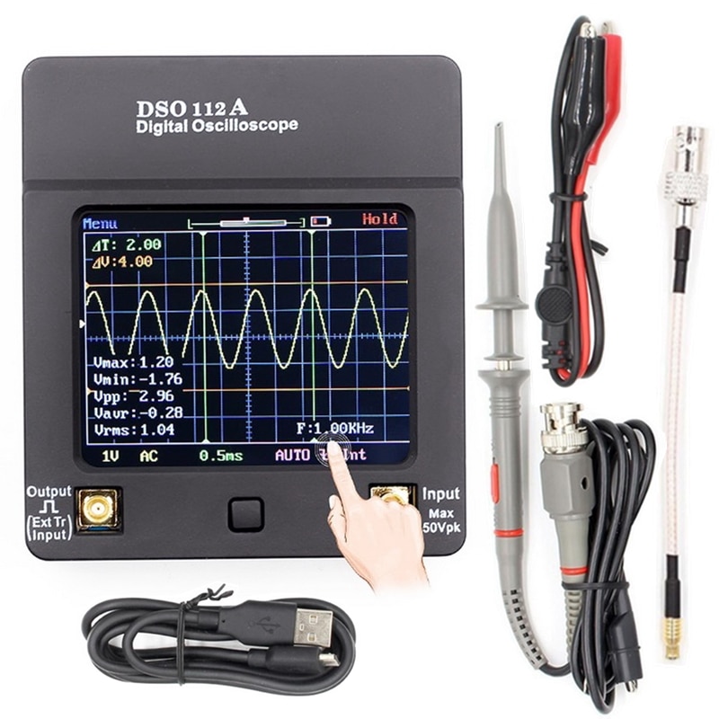 Portable TFT Mini Digital Oscilloscope Touch Conta... – Grandado