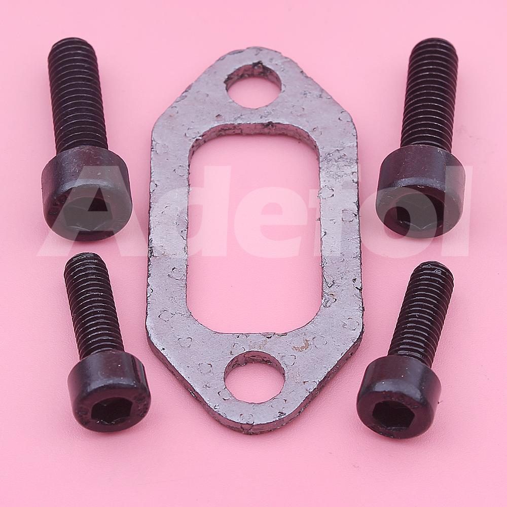 Exhaust Muffler Screw w Gasket Kit For Husqvarna 6... – Grandado