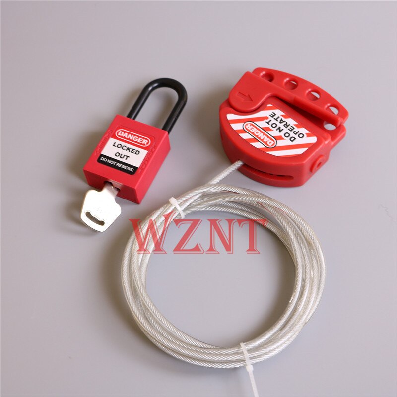 4mm 6mm Multipurpose red cable lockout 2 meters fo... – Grandado