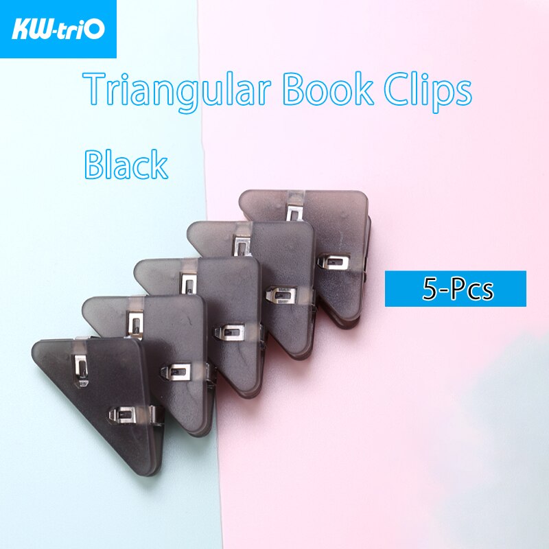 KW-triO Triangular Book Clip Colorful Paper Clip N... – Vicedeal