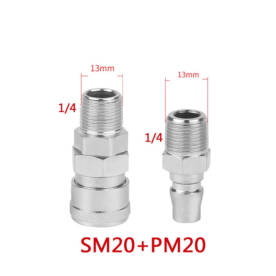 1PC SM/PM 20 13MM Male Join Hose Pneumatic Air Com... – Grandado