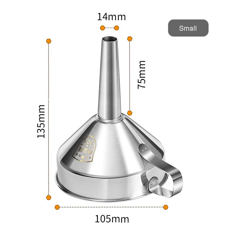 Stainless Steel Funnel Kitchen Oil Liquid Dispensi... – Vicedeal