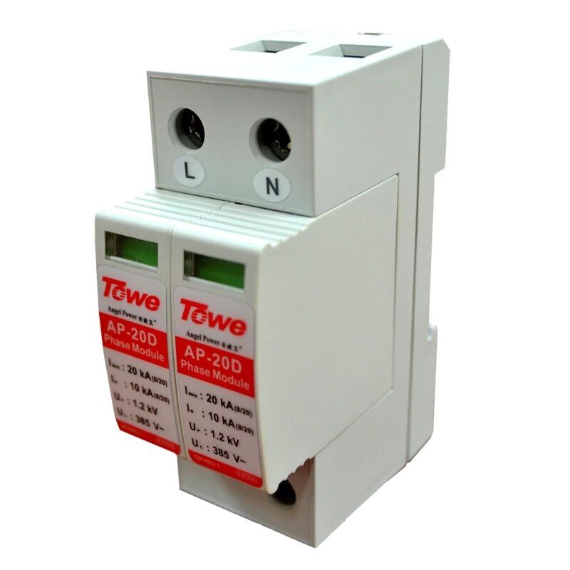 AP 20D 2P 20kA Single Phase Surge Protective Devic... – Grandado