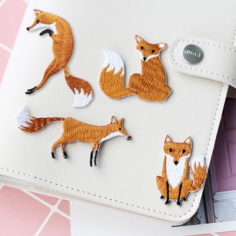 1PC Embroidery Patch Cute Sew On Iron On Fox Patch... – Vicedeal
