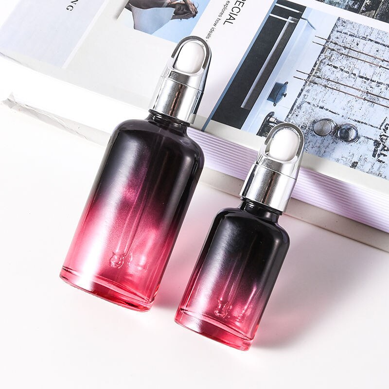 Droppflaska 10ml-50ml färgglada glasgradient tomma... – Grandado