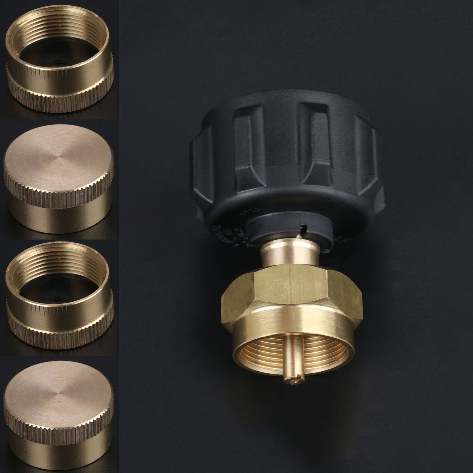 Regulator Valve Connector Propane Refill Adapter w... – Vicedeal