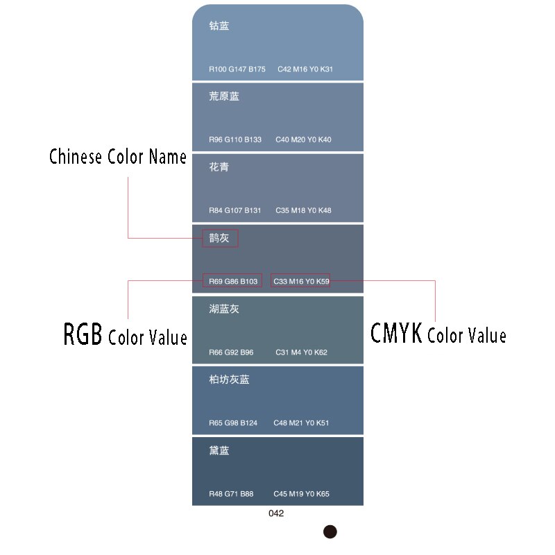 Chinese Paper Card CMYK Color Card Traditional Col... – Vicedeal