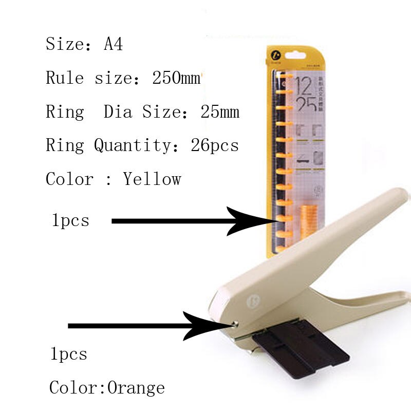 Mushroom Hole Puncher Loose-Leaf Pages Punching Ma... – Vicedeal