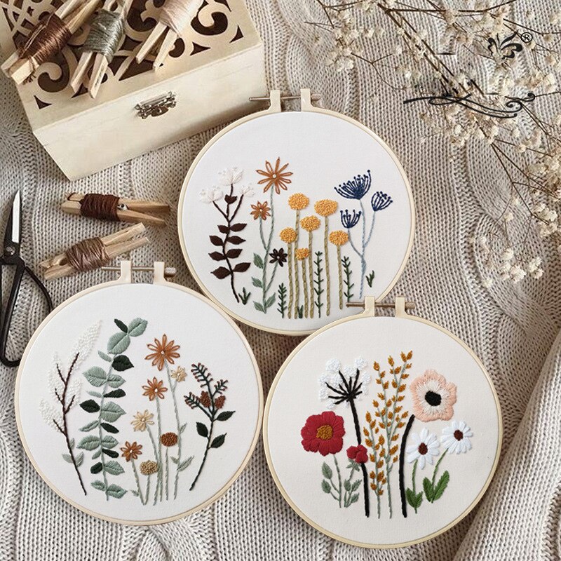 Kit de bordado de flores Anthemy, bordado artesana... – Grandado