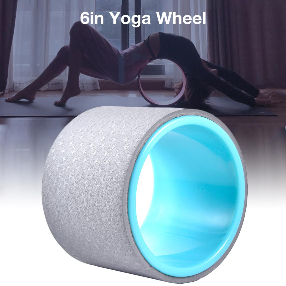 6in Yoga Wheel Massage Wheel Back Stretch Roller F... – Grandado