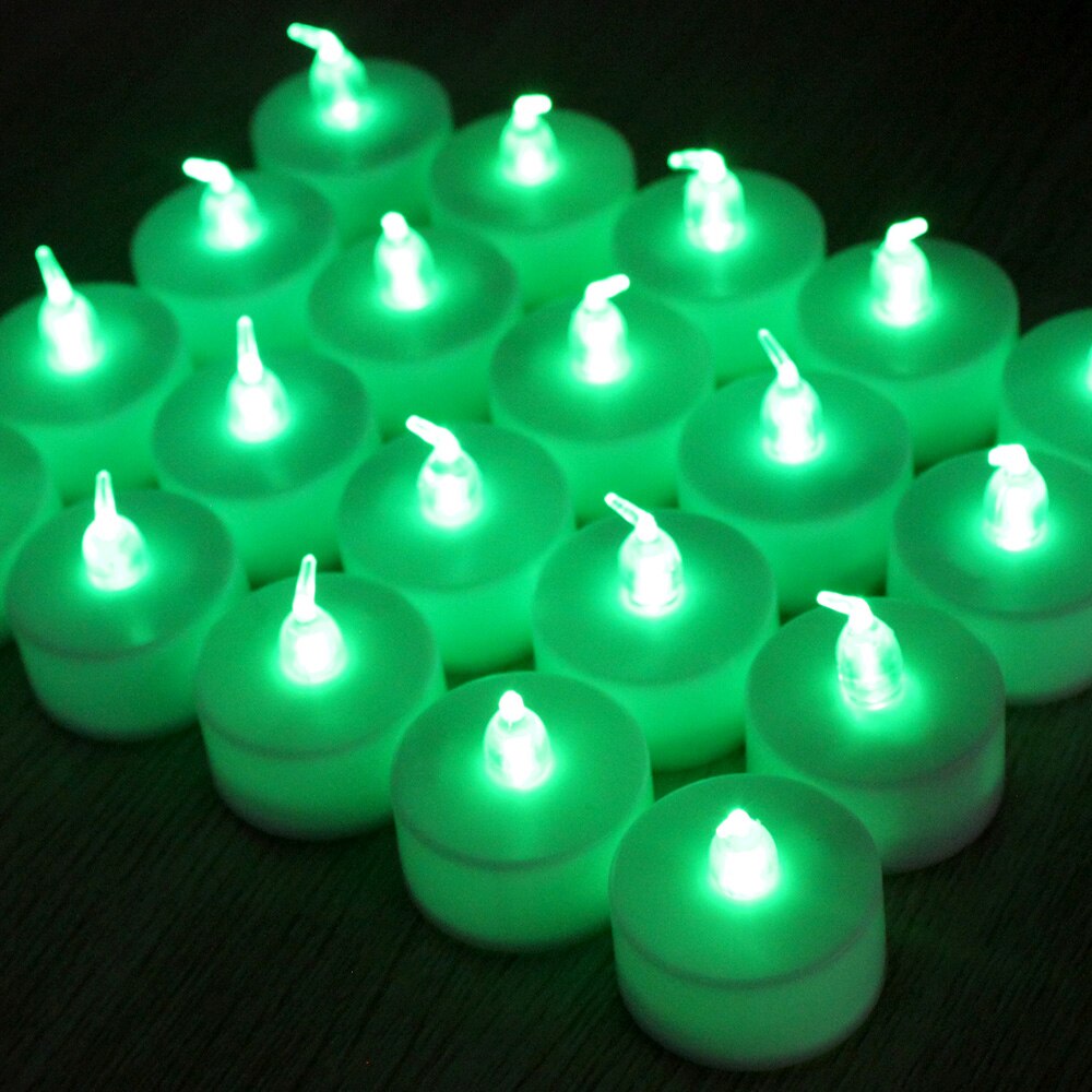 24PCS Year Candles Transparent soft core Battery P... – Grandado
