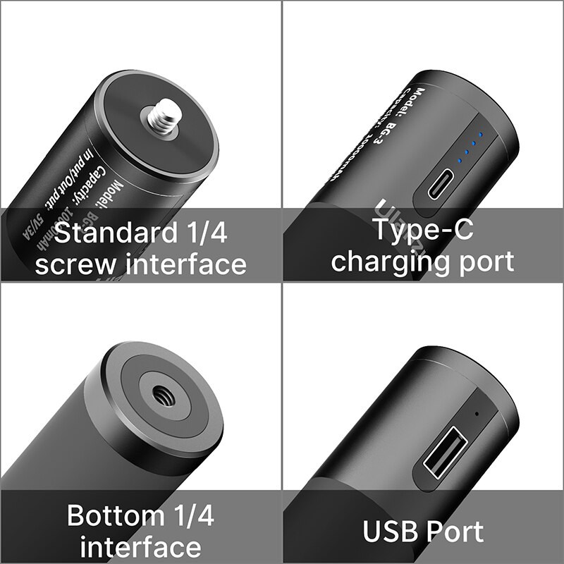 ULANZI BG-3 Osmo Pocket Battery Hand Grip Monopod ... – Grandado