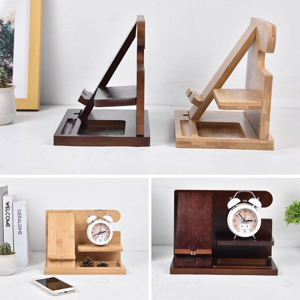Wooden Phone Docking Station Wood Charging Hub Key... – Grandado