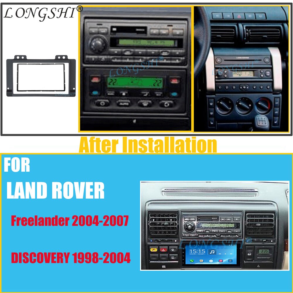 2 DIN Fascia For LAND ROVER Freelander 2004-2007 C... – Vicedeal