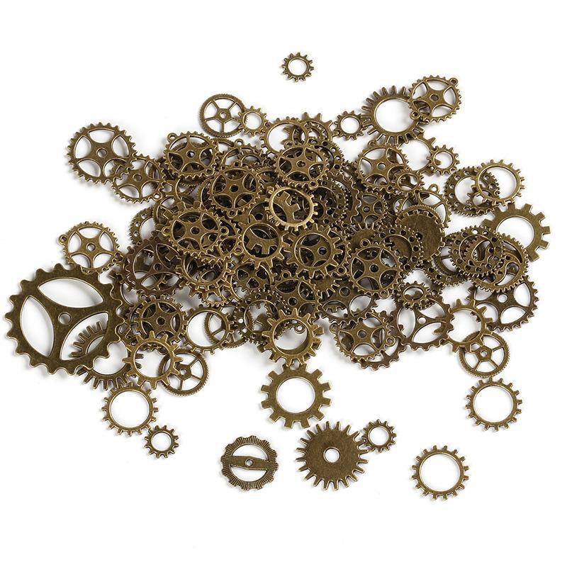 1 Pack 100g Mix Alloy Mechanical Steampunk Cogs & ... – Grandado