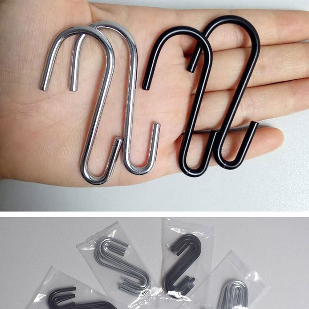 10pcs S-type Hooks Carbon Steel Hanging Storage Ha... – Grandado