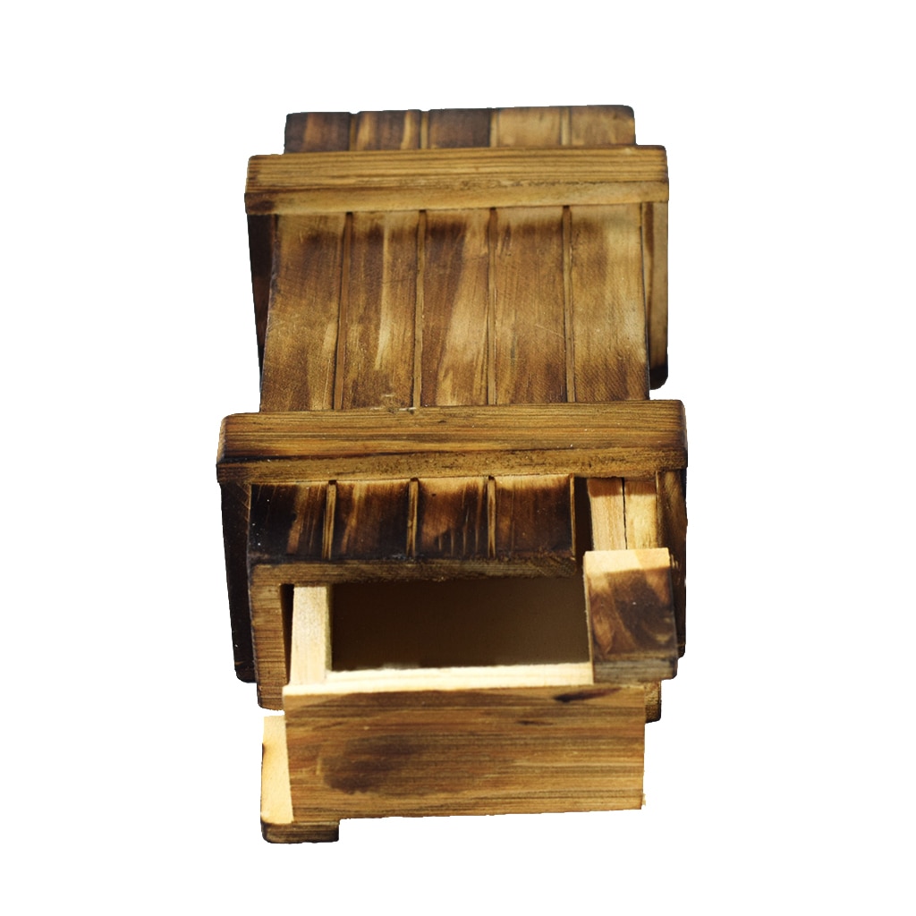 Open Magic Box-Kongming Lock Classic Houten Puzzel... – Vicedeal