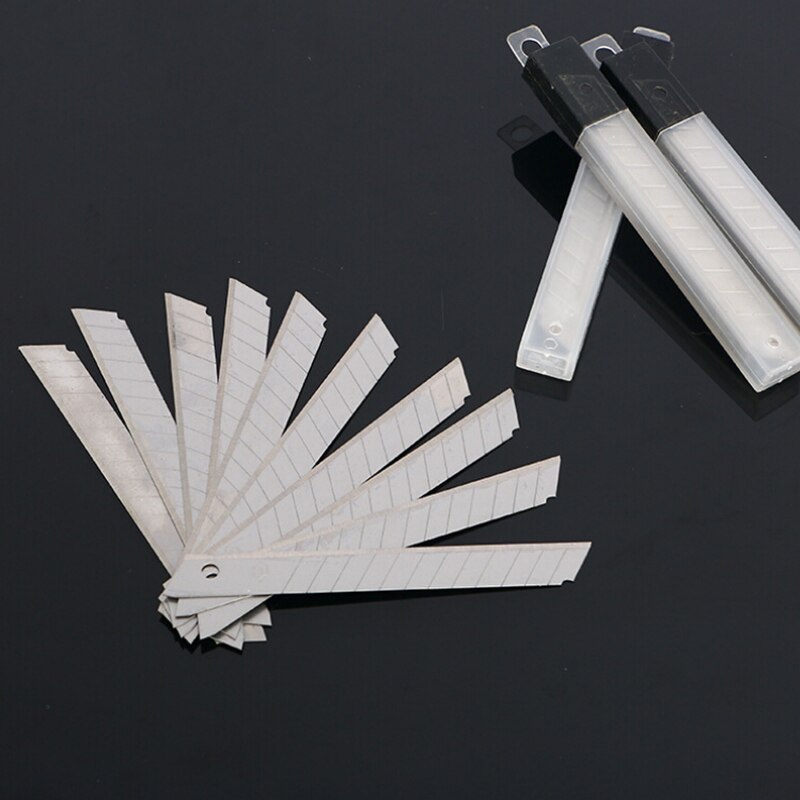 10 Stks/doos X9mm Rvs Snap Off Brief Cutter Opener... – Vicedeal