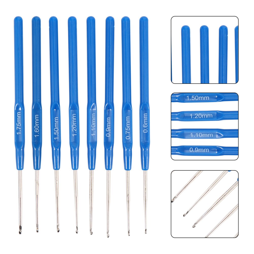 1 Set Crochet Hooks Kit Knitting Stitch Marker Kni... – Vicedeal