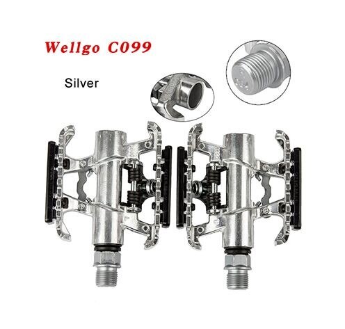 Wellgo C099 Clipless Fiets Pedalen Mtb 2 In 1 Flat... – Grandado