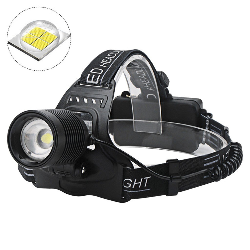 # H40 Xhp70 Led Koplamp Reachargable Zoom Fakkel L... – Vicedeal