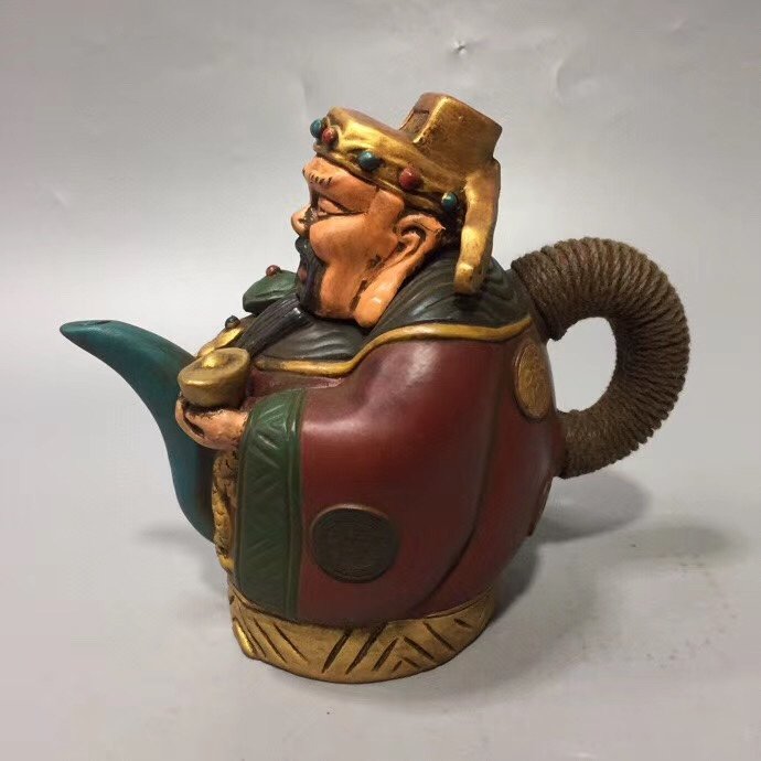 Exquisite antique painted lacquer ware (God of wea... – Grandado