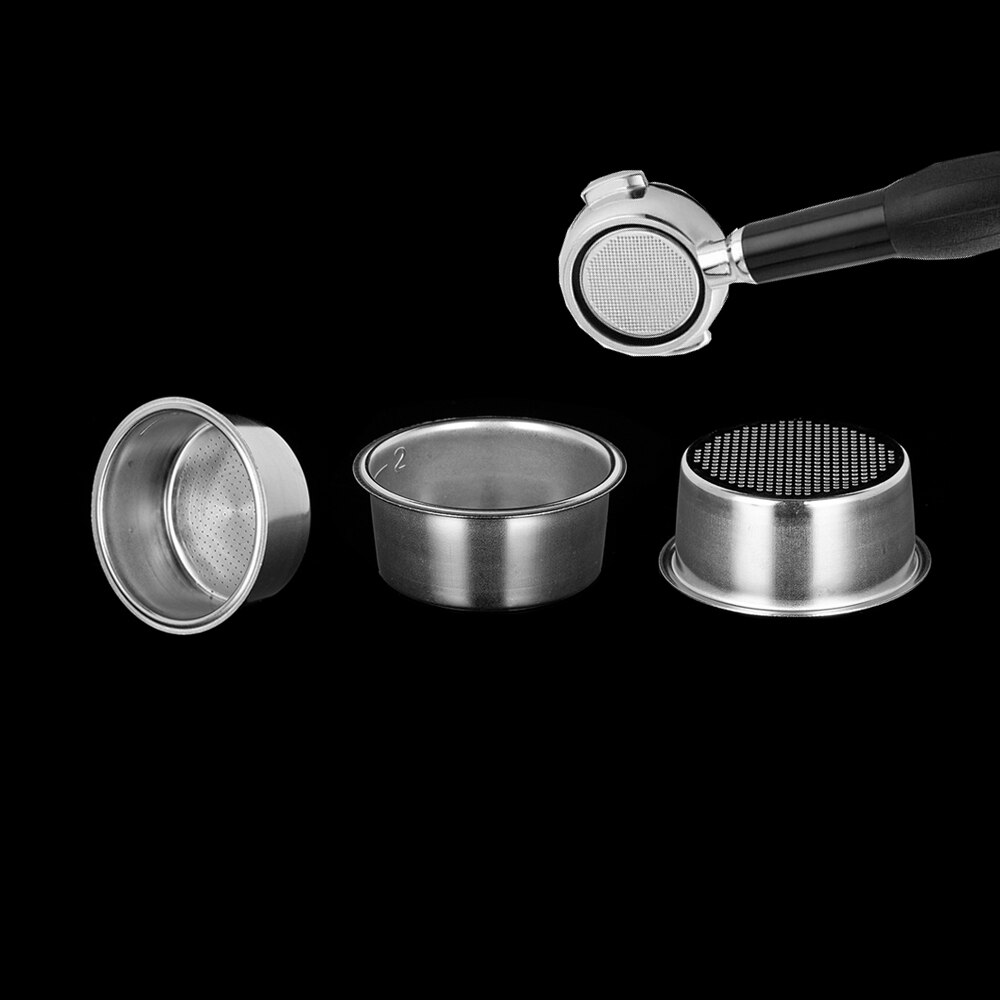 Dobbelt porøs filterskålkurv halvautomatisk kaffem... – Grandado