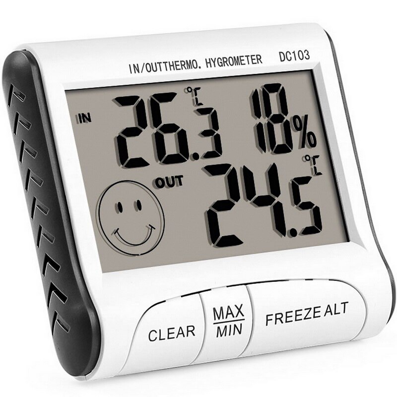 Strong Magnet Digital Humidity Display Hygrometer ... – Grandado