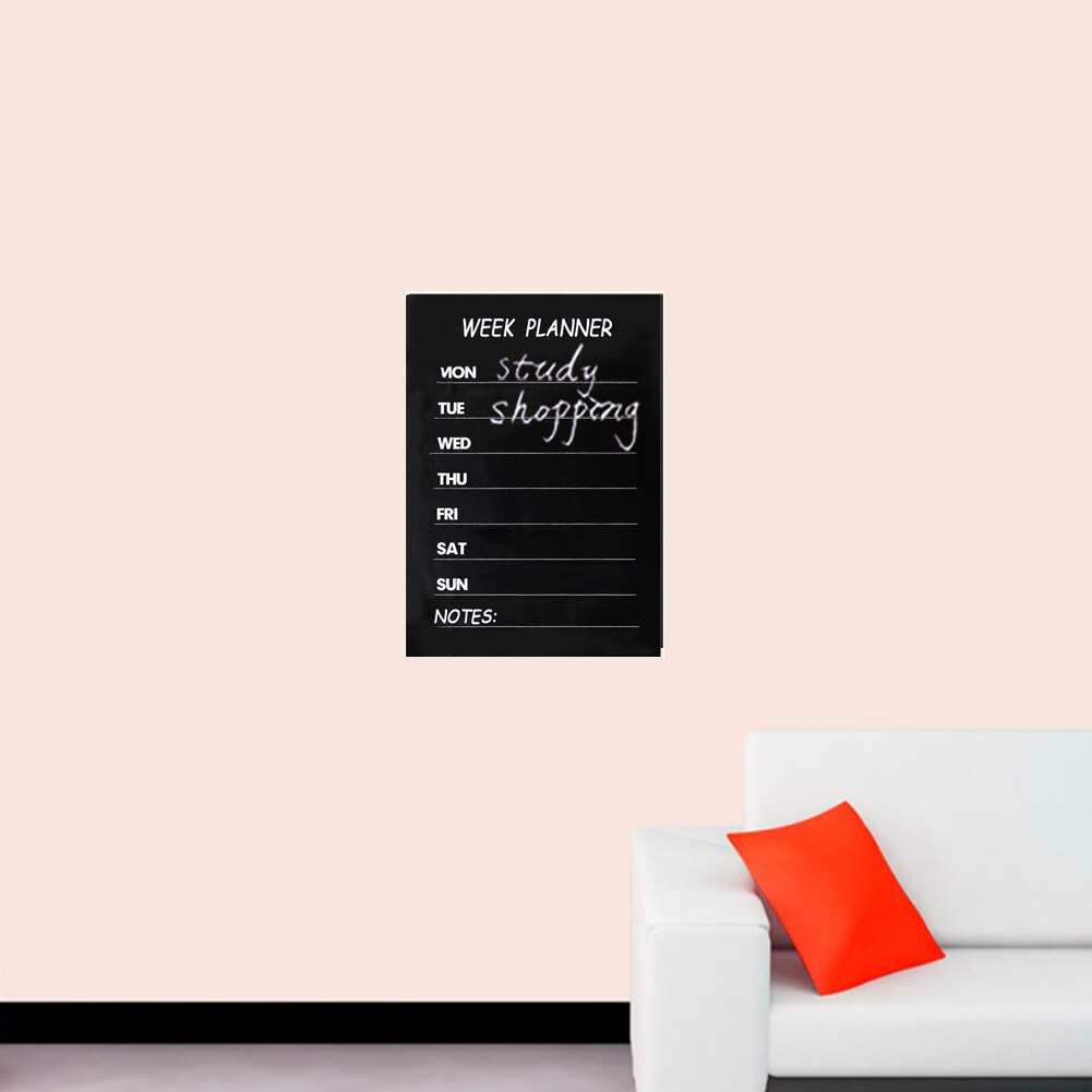 45*31cm Weekly Planning Blackboard Sticker Planner... – Vicedeal