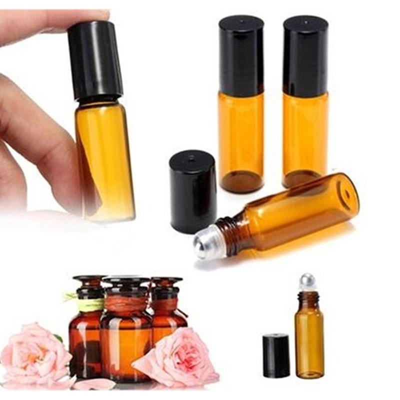 2ml 3ml 5ml 10ml Amber Glass Roll on Bottle with G... – Grandado