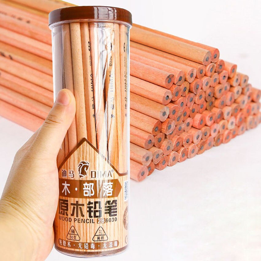 50 Pcs Elementary School Students Writing Pencil S... – Vicedeal