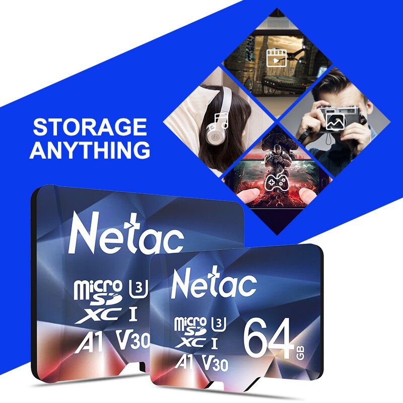 Netac P500 A1 Memory Card 32GB 16GB 64GB 128GB 100... – Grandado