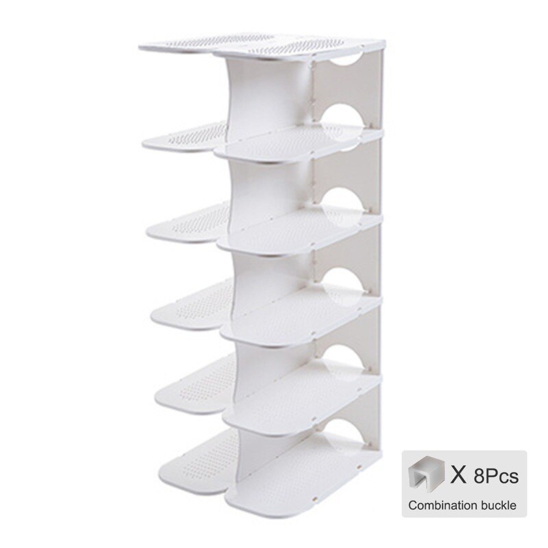 DIY Assembly 6 Layers Stackable Shoe Organizer Sho... – Vicedeal