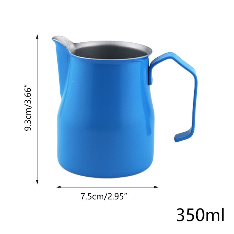 Milk Frothing Pitcher Jug - 12oz/350ML Stainless S... – Grandado Milk Frothing Pitcher Jug - 12oz/350ML Stainless S... – Grandado
