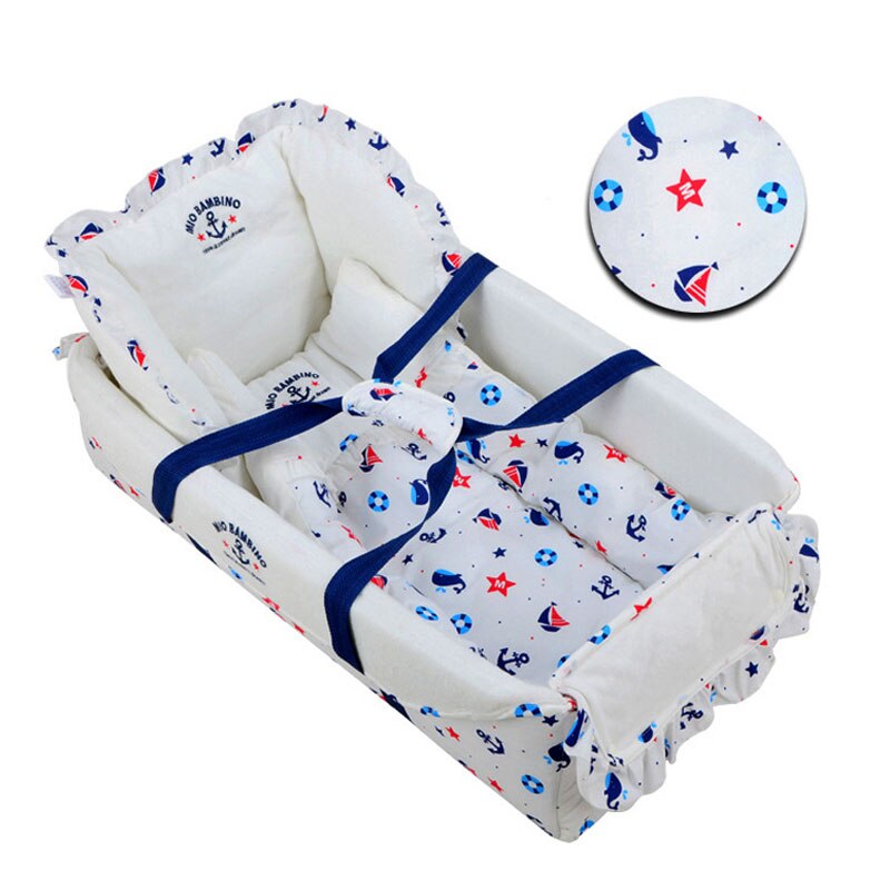 Standard Baby Portable Crib Foldable Game Bed Bass... – Grandado