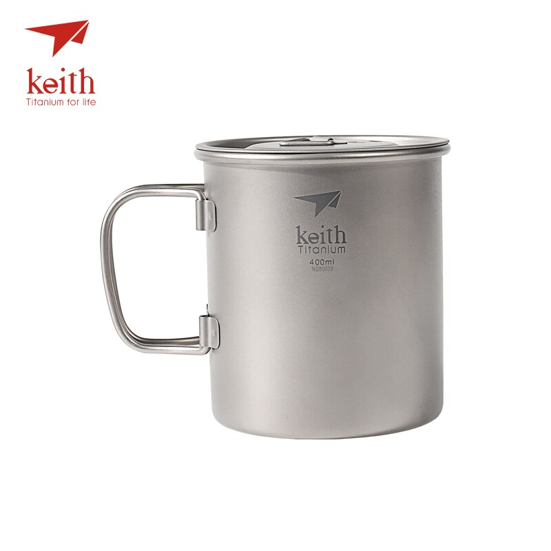 Keith Outdoor Titanium Water Mugs With Folding Han... – Vicedeal