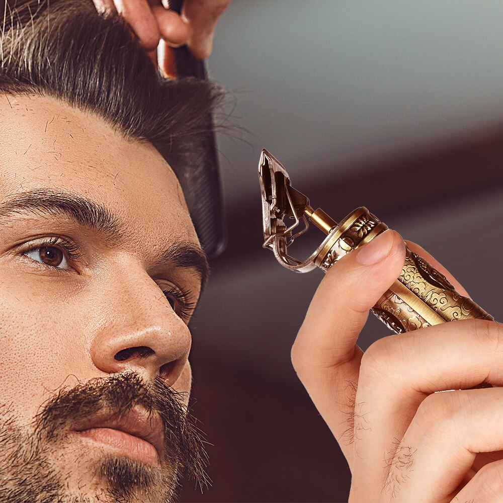 Hair clipper T Carving Barber Haircut Cutter Elect... – Grandado