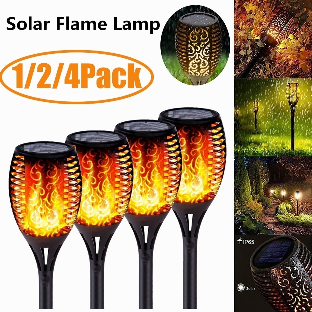 LED Solar Flame Torch Lamp Outdoor Lights Solar Ga... – Vicedeal