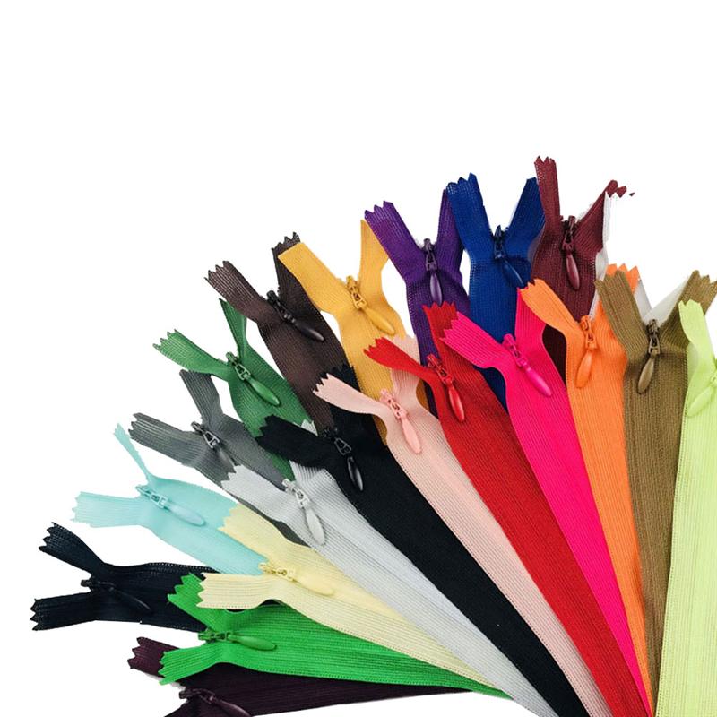 23pcs 25cm Nylon Invisible Conceal Zips Multicolor... – Grandado