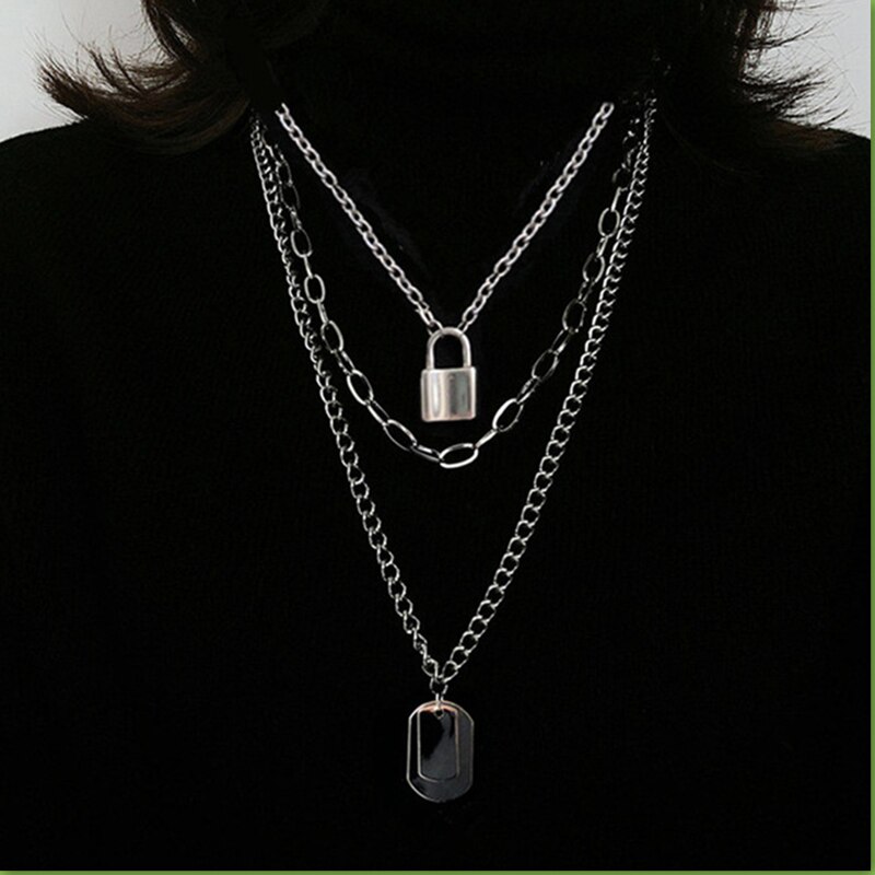 Aomu Mode Trendy Multilayer Hip Hop Lange Ketting ... – Grandado