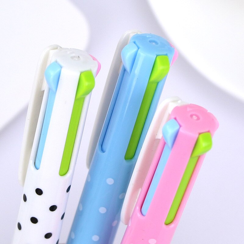 Cute Ballpoint Pen 4 Colors Ink Kawaii Pens For Wr... – Grandado