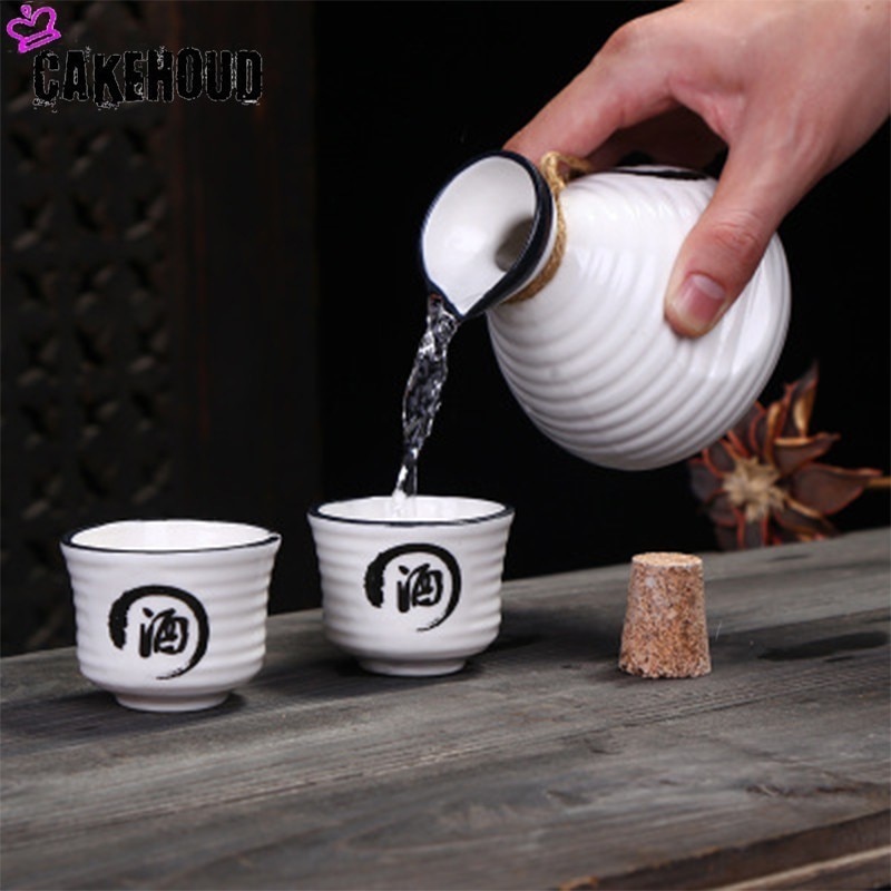 Cakehoud Japanse Sake Set Creatieve Keramische Wij... – Vicedeal