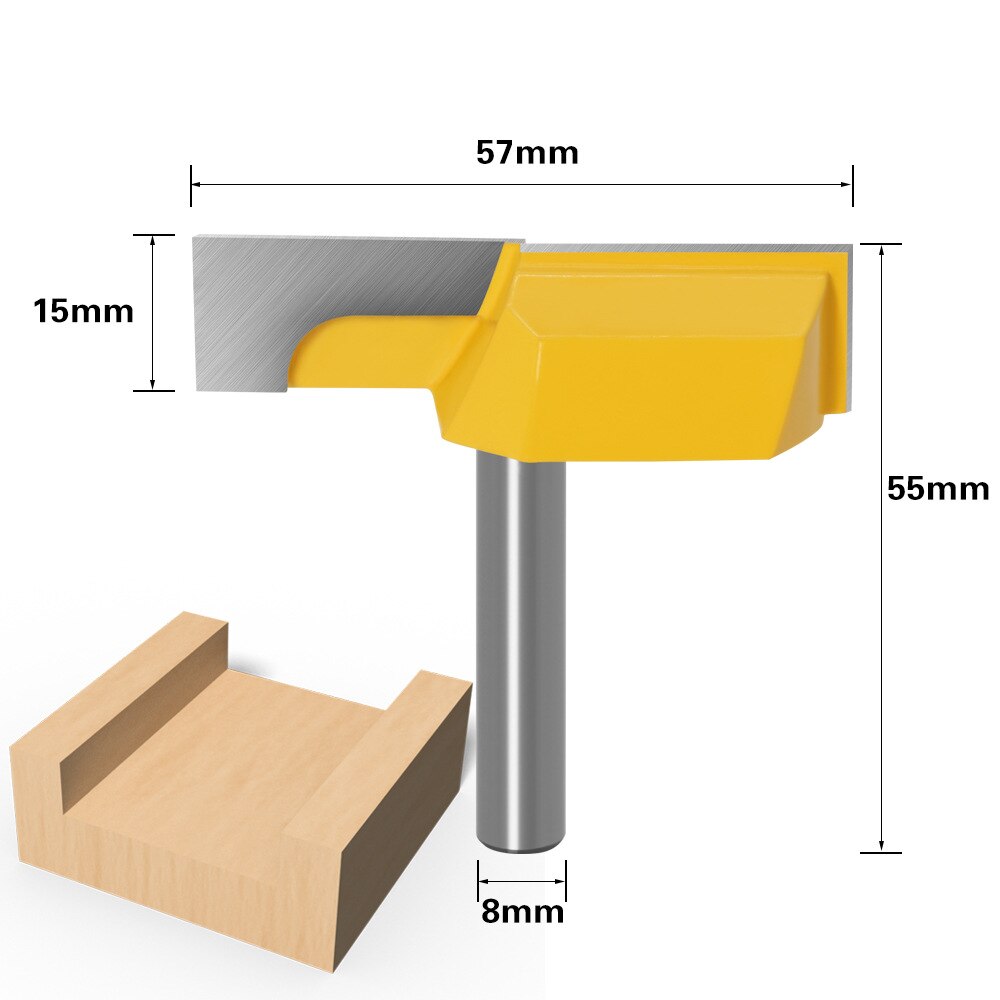 8mm shank Bottom Cleaning Router Bit Carbide CNC E... – Vicedeal