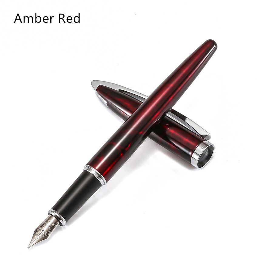 Jinhao Silver Arc Fountain Pen Amber Marble Color ... – Grandado