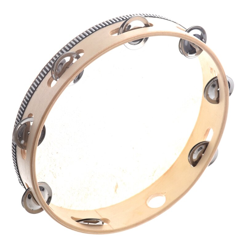 ABGZ-10" Musical Tambourine Tamborine Drum Round P... – Vicedeal